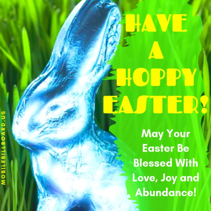 A Very Hoppy Easter! | Mobile Billboard